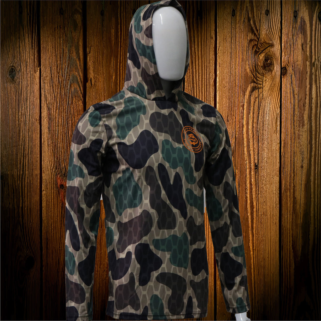 OctoCamo Hooded Performance Shirt - Sapo Guapo Fishing Company